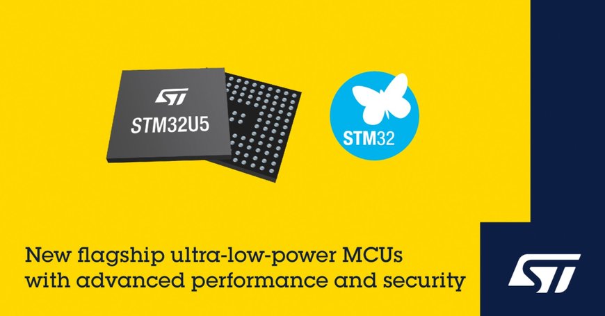 STMicroelectronics Reveals Extreme Low-Power STM32U5 Microcontrollers ...