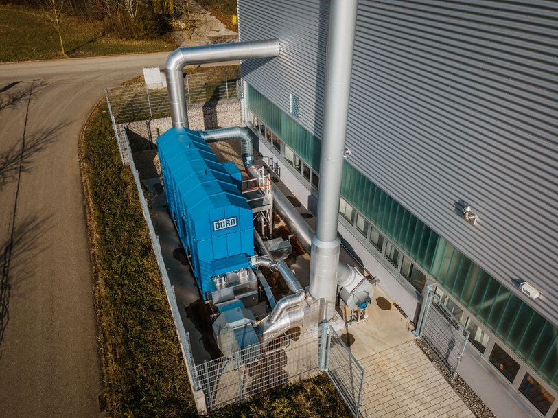 Clean exhaust air for innovative manufacturing process for metal ...